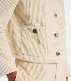Etro Cotton Corduroy Jacket - White