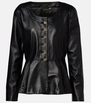 Women's Peplum Leather Jackets