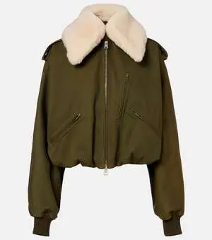 Givenchy Shearling-trimmed Jacket