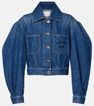 Givenchy Cocoon Cropped Denim Jacket