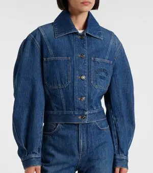 Givenchy Cocoon Cropped Denim Jacket