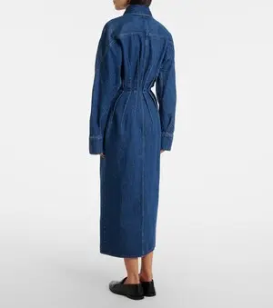 Givenchy Denim Midi Dress - Blue