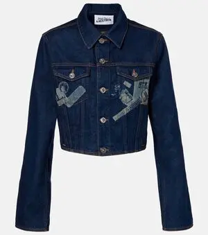 JEAN PAUL GAULTIER Cropped Denim Jacket
