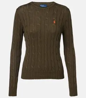 Polo Ralph Lauren Cotton Crewneck Sweater - Green