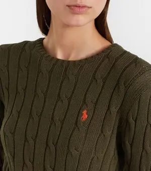 Polo Ralph Lauren Cotton Crewneck Sweater - Green