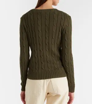 Polo Ralph Lauren Cotton Crewneck Sweater - Green