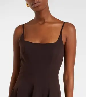 Staud Joy Cotton-blend Gown - Brown