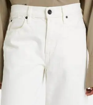 SLVRLAKE Ella Barrel-leg Jeans - White