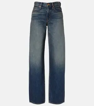 SLVRLAKE Tess Faded Wide-leg Jeans