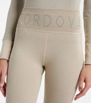 Cordova Logo Ski Leggings - Beige