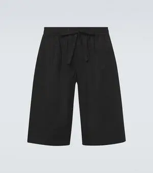Dolce & Gabbana Dg Cotton Bermuda Shorts - Black