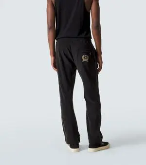 Dolce & Gabbana Cotton-blend Sweatpants - Black