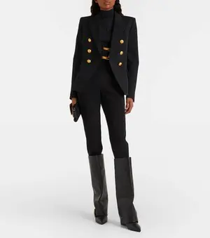 Balmain High-rise Slim Pants