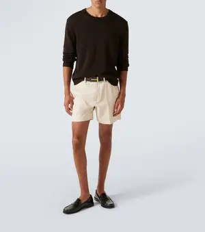 TOM FORD Cotton Drill Shorts