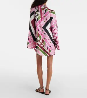 Emilio Pucci Silk Satin Minidress