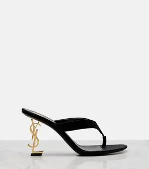Saint Laurent Opyum 85 Satin Crêpe Mules