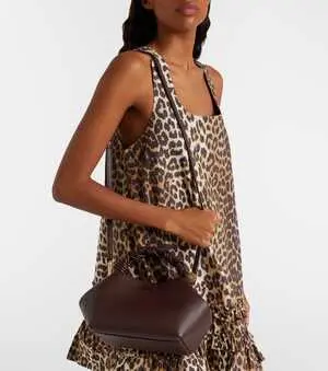 GANNI Small Top-handle Bag - Brown