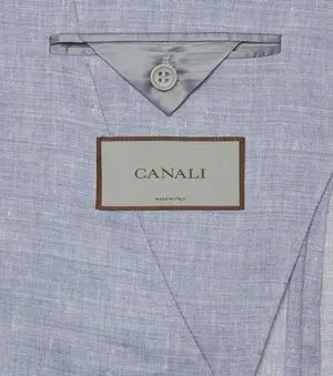 Canali Linen And Wool Suit - Blue