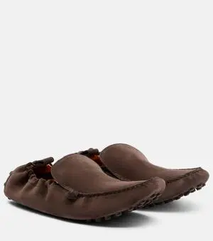 TOD'S Suede Loafers - Brown