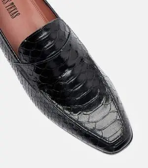 Paris Texas Vincent Croc-effect Leather Loafers