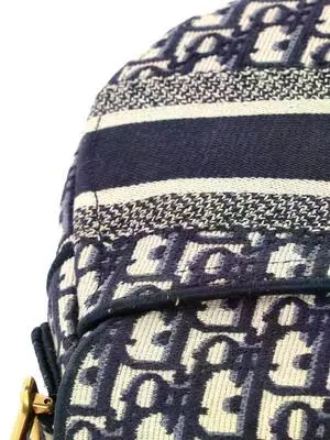Dior Saddle Bag Oblique Canvas Medium - Blue