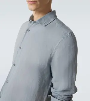 Frescobol Carioca Antonio Linen Shirt