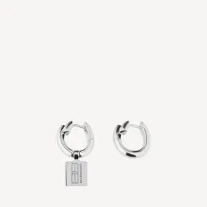 Balenciaga Logo Earrings