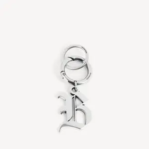 Balenciaga Melrose B Keychain - Silver