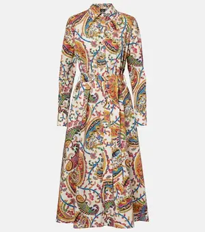 Etro Button Detailed Day Dresses