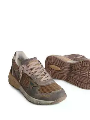 GOLDEN GOOSE Dad Star Suede Sneakers - Brown