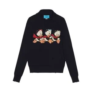 Gucci Disney Donald Duck Cotton Wool Sweater - Blue
