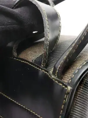 Fendi 2000s Striped Backpack