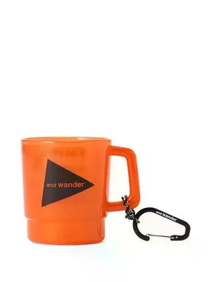 AND WANDER Logo-print Travel Mug