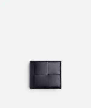 BOTTEGA  VENETA Cassette Bi-fold Wallet - Nocturnal / Blue Royal