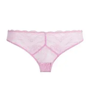 Calvin Klein Lace Sensual Stretch Bikini Briefs - Pink