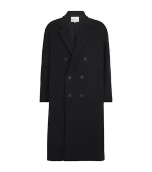 Studio Nicholson Wool-blend Diall Overcoat - Black