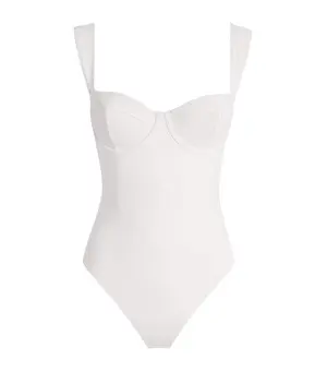 Simkhai Kyle Balconette Swimsuit - Ivory