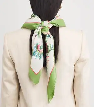 Etro Silk Floral Scarf
