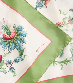 Etro Silk Floral Scarf