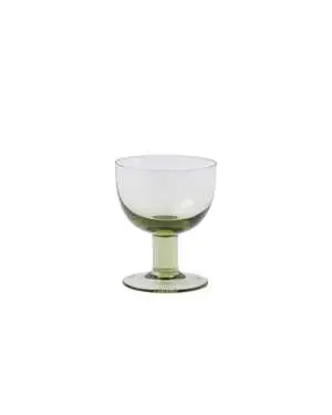 Prada Set Of Two Crystal Water Glasses - Green