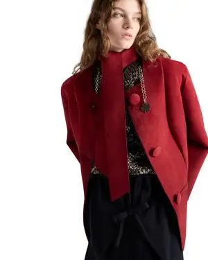 Prada Wool Crew-neck Sweater With Pendants - Brown
