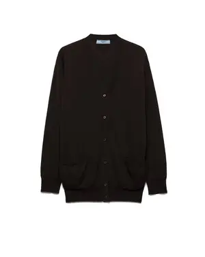 Prada Cashmere Cardigan - Brown