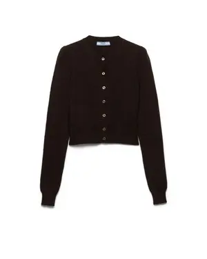 Prada Cashmere Cardigan - Brown