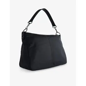Balenciaga Le City Moto Medium Shell-woven Bag - Black