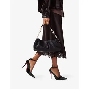 CHRISTIAN LOUBOUTIN Eva Nappa-leather Shoulder Bag - Black