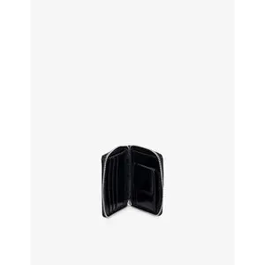 Zadig&Voltaire Sunny Mini Vintage-effect Leather Wallet