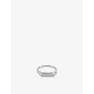 Tom Wood Umi Band White Rhodium-plated Sterling Ring - Silver