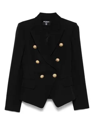 Balmain Wool Double-breasted Jacket