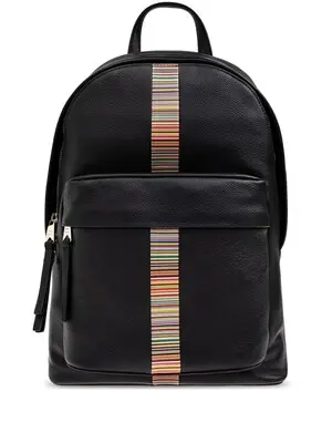 Paul Smith Leather Backpack - Black