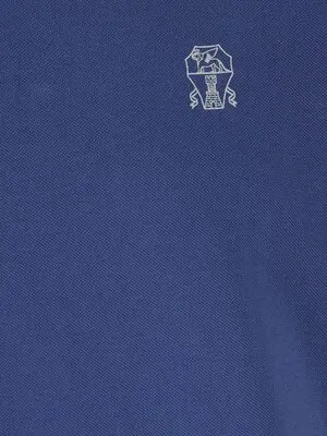 Brunello Cucinelli Logo Cotton Polo Shirt